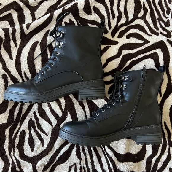 Universal Thread | Shoes | Universal Thread Womens Marta Black Combat ...